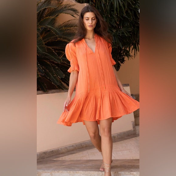 Oliphant | Dresses | Brand New With Tags Oliphant Smocked Drop Mini In ...